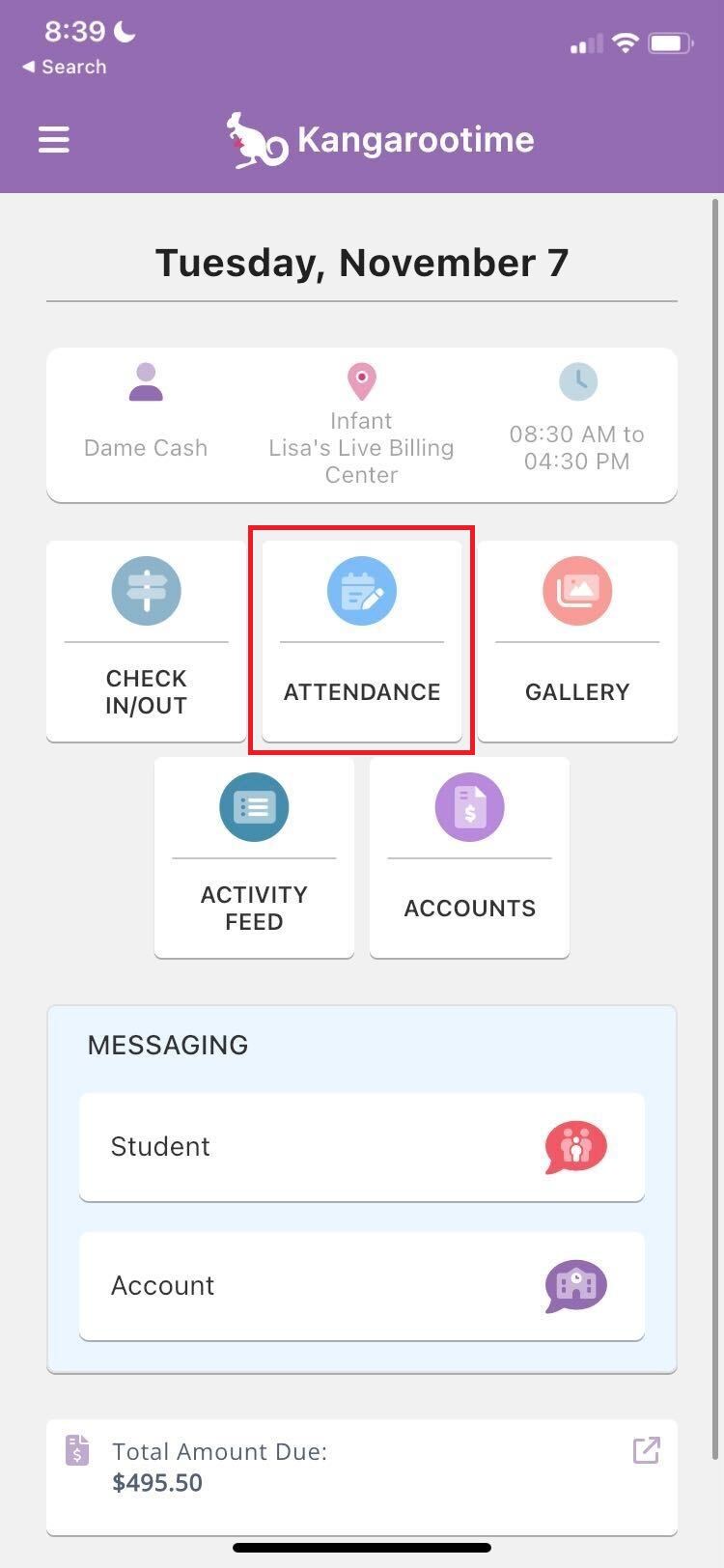 Drop-In Childcare Scheduling – Kangarootime (K2)